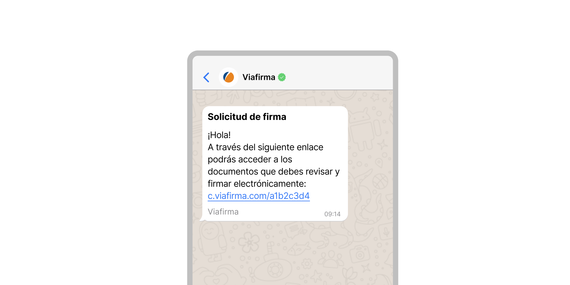 Send your signature requests by WhatsApp - Viafirma.